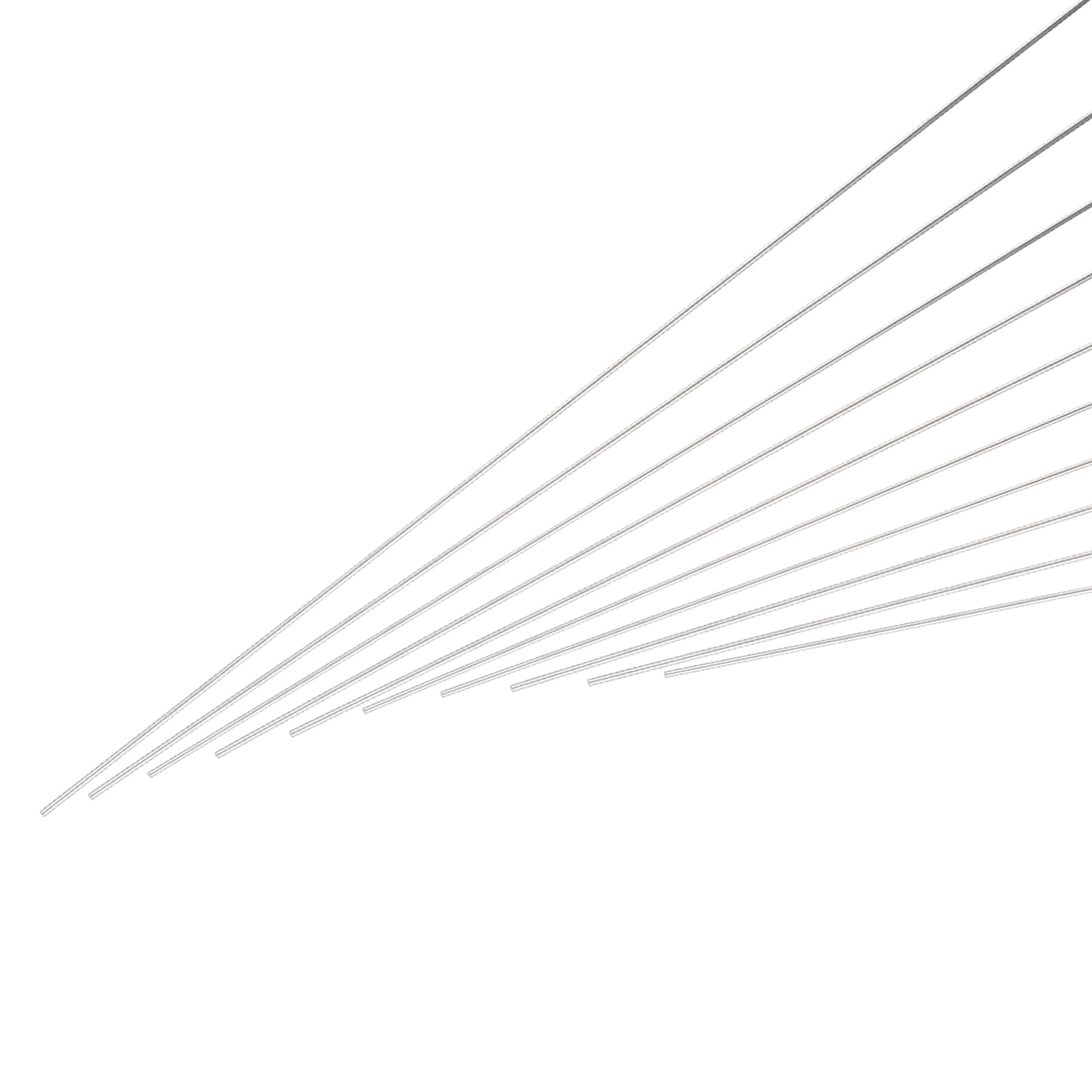 1.5mm x 300mm Stainless Steel Round Rod, Metal Solid Shaft Rods Lathe ...