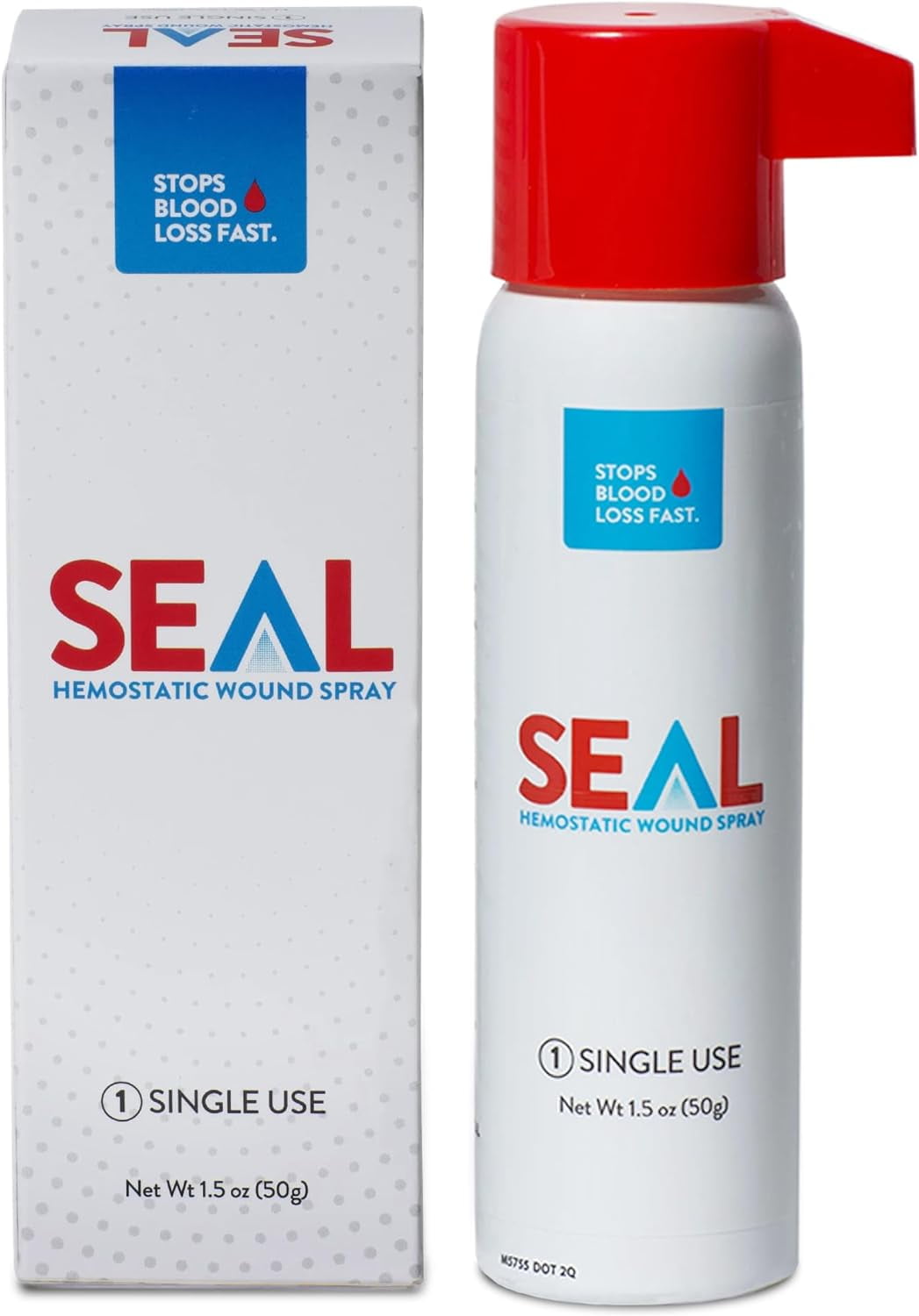1.5oz Seal Aerosolized Hemostatic Wound Spray – Rapid Bleeding Control ...