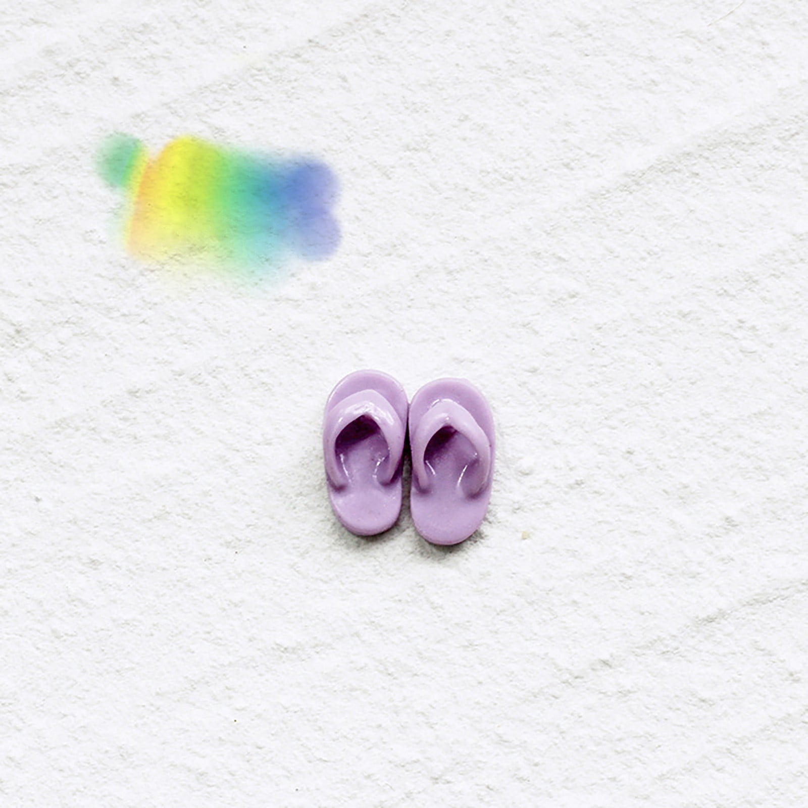 1:6 1:12 Mini Beach Flip Flops for Dollhouse, Pretend Play Doll Shoes ...