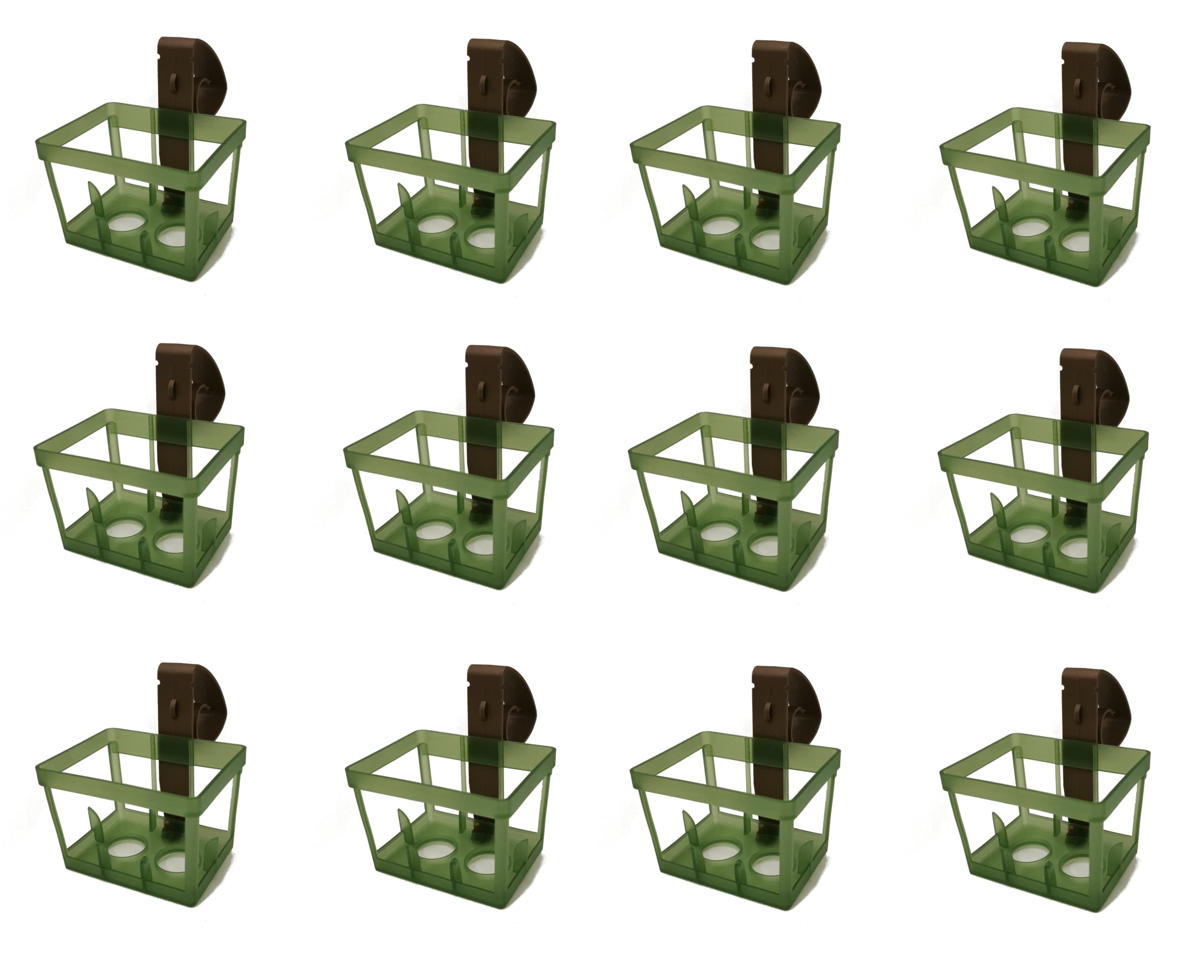 1/6/12 Piece Pew Flower Holder with Pew Clip for 0.5" to 3" Thick Pews ...