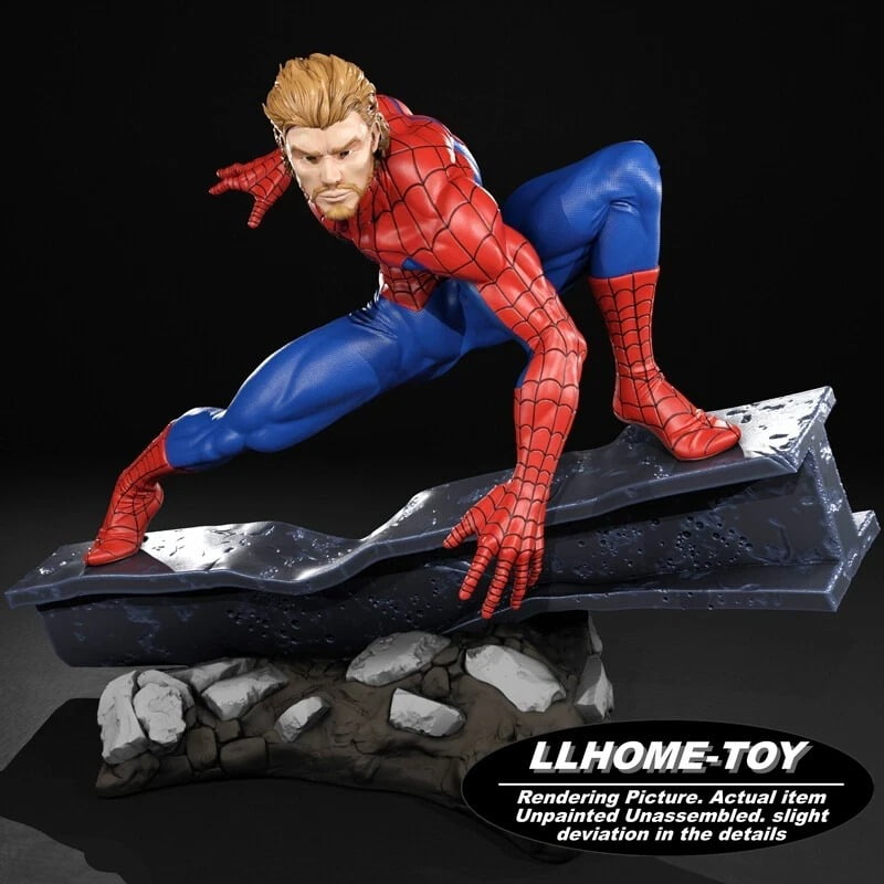 1/6 27CM Superhero Sbider 3D Print Garage Kit Figure Model Unpainted ...
