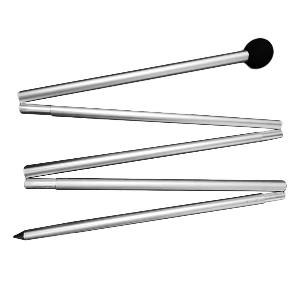 1.6/2m Foldable Beach Canopy tent Pole Shelter Tarp Pole for Camping ...