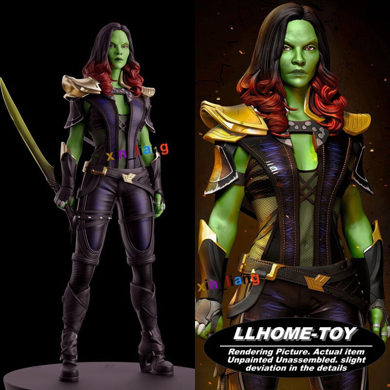 1/6 30cm Gamora 3D Print Figure GK Model Kit Unpainted Unassembled gift ...