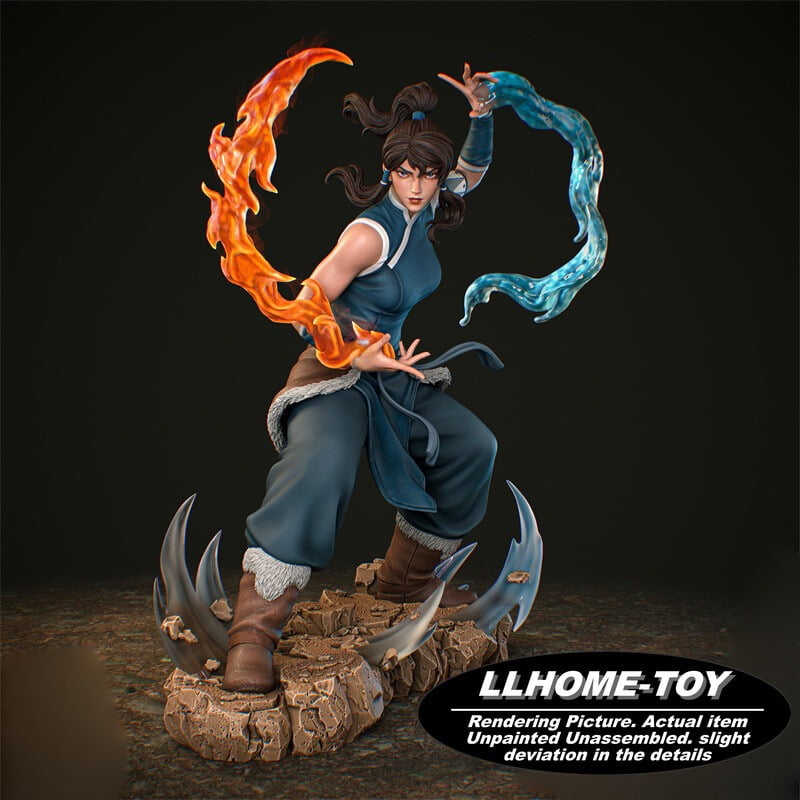 1/6 30cm Korra 3D Printing Garage Kit Figure Model Unpainted ...