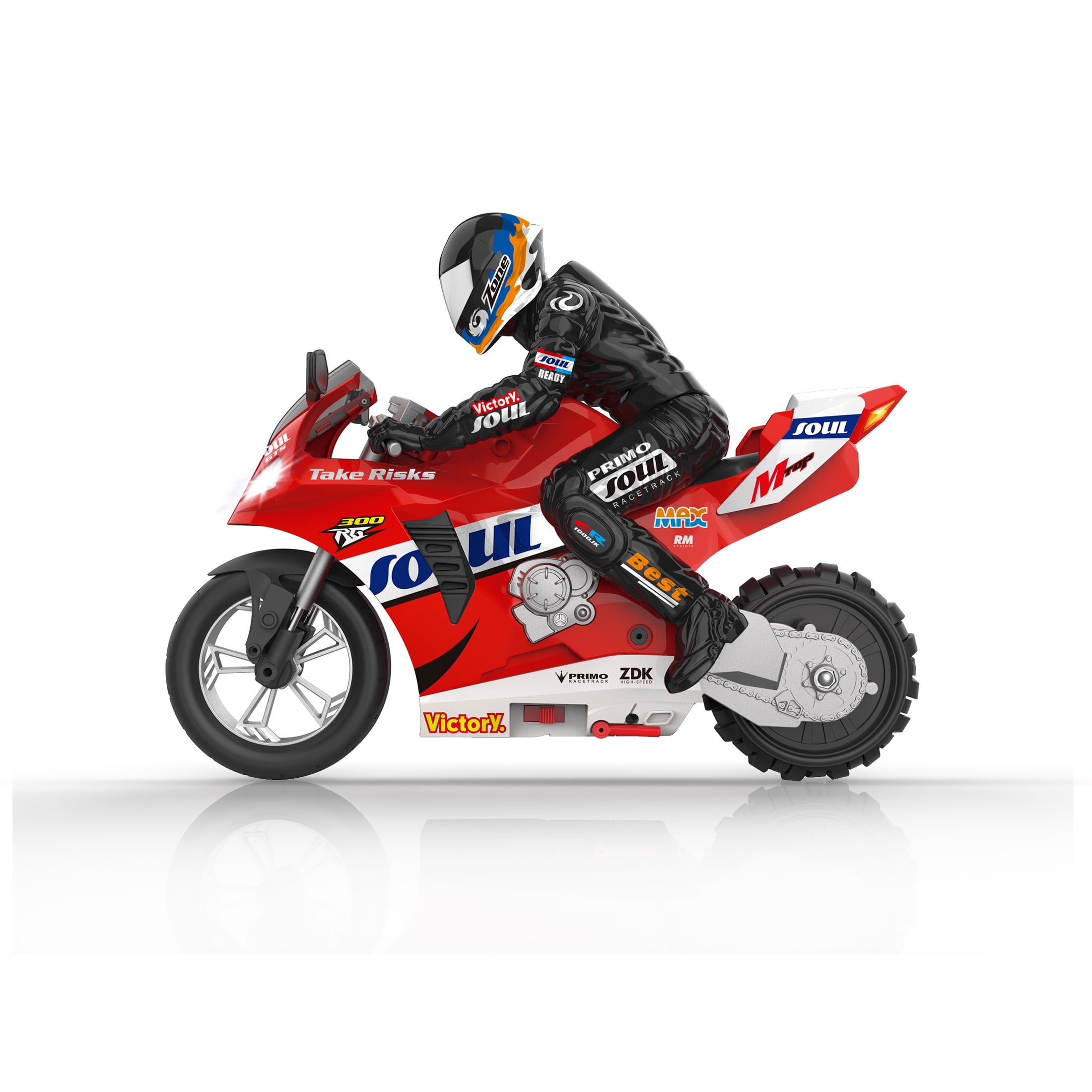 1:6 4 G R/C Self-balancing Stunt Motorcycle Red - Walmart.com
