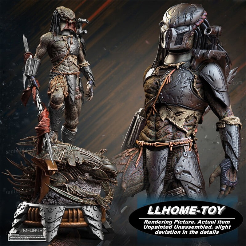 1/6 50cm Alien Predator 3D Printing Garage Kit Figure Model Unpainted ...