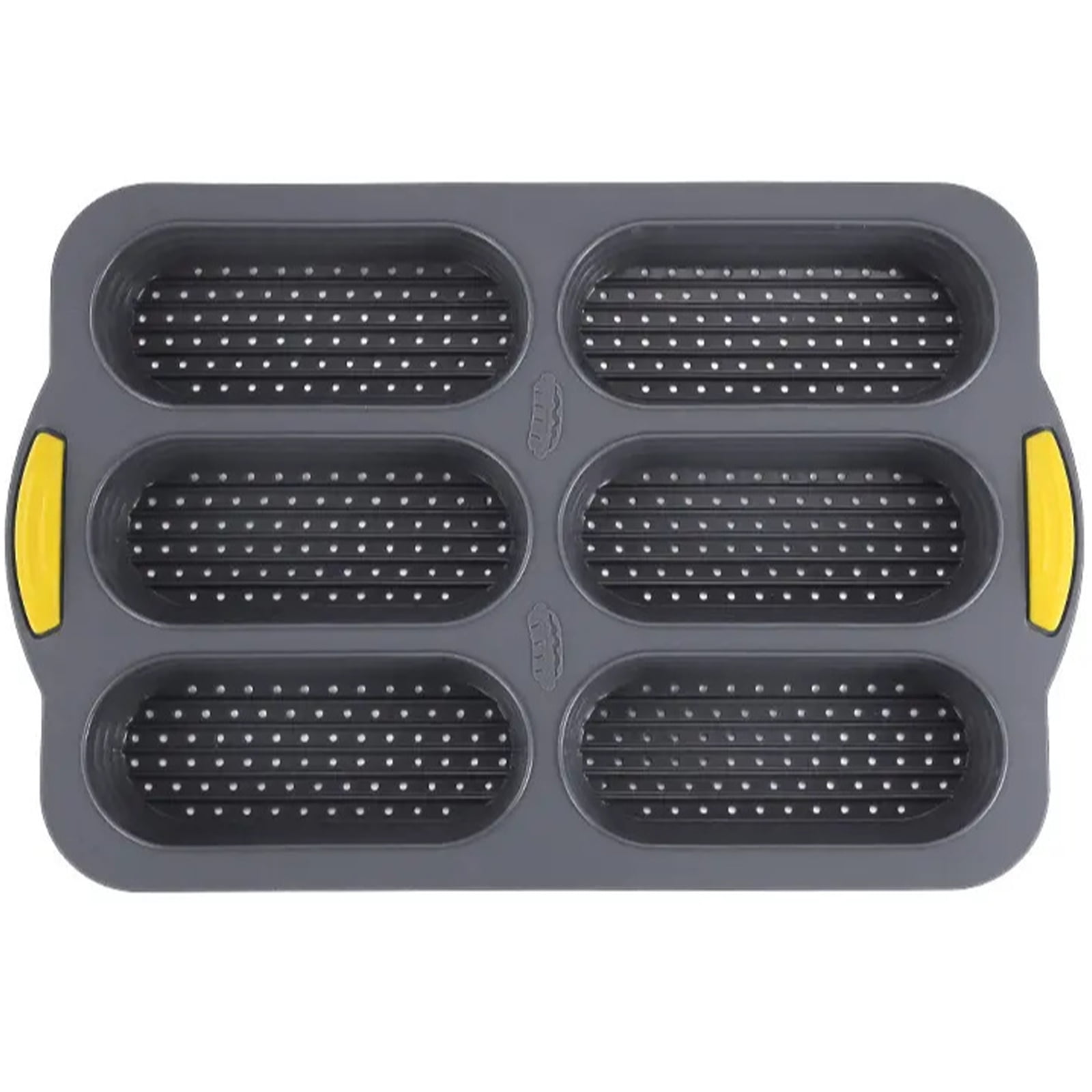 1. 6-Cavity Silicone Baking Mold for Hot dogss & Cakes, Nonstick Oven ...