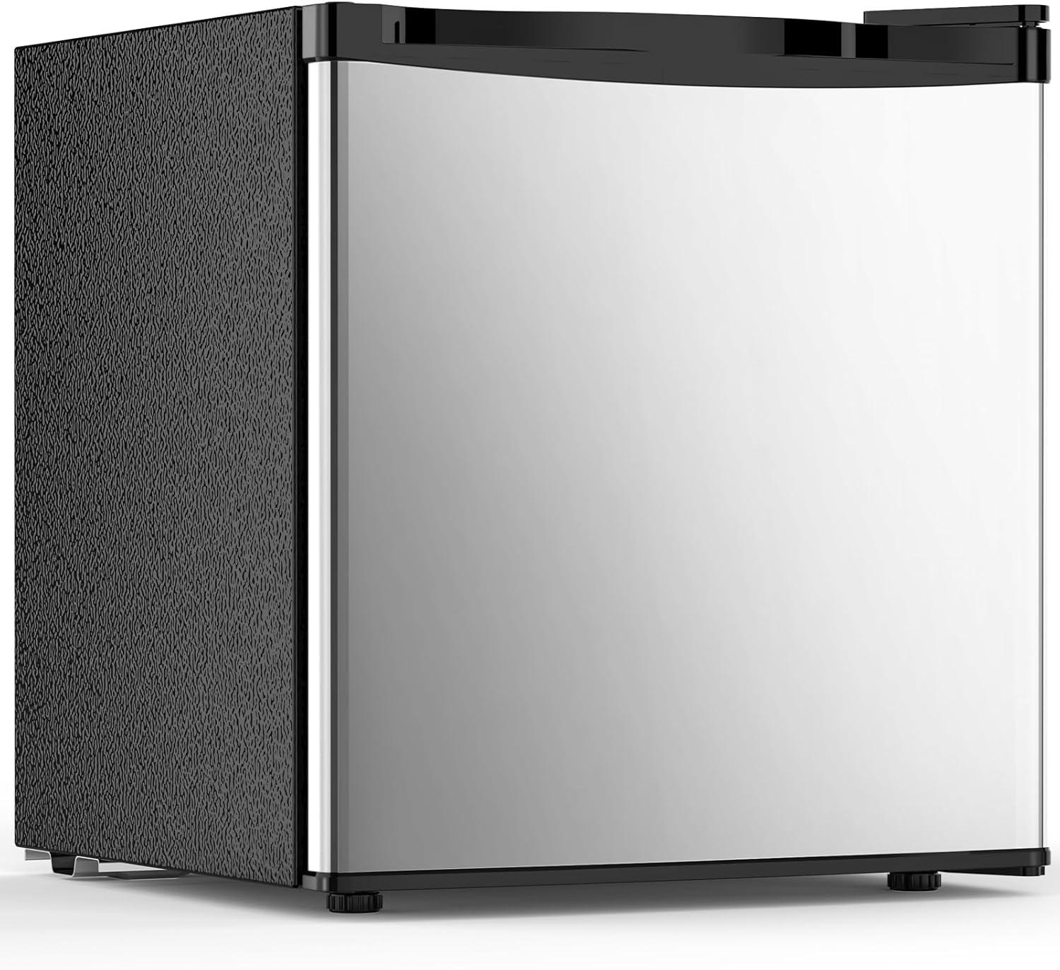 1.6 Cu.ft Mini Fridge with Freezer, Compact Refrigerator, Single ...