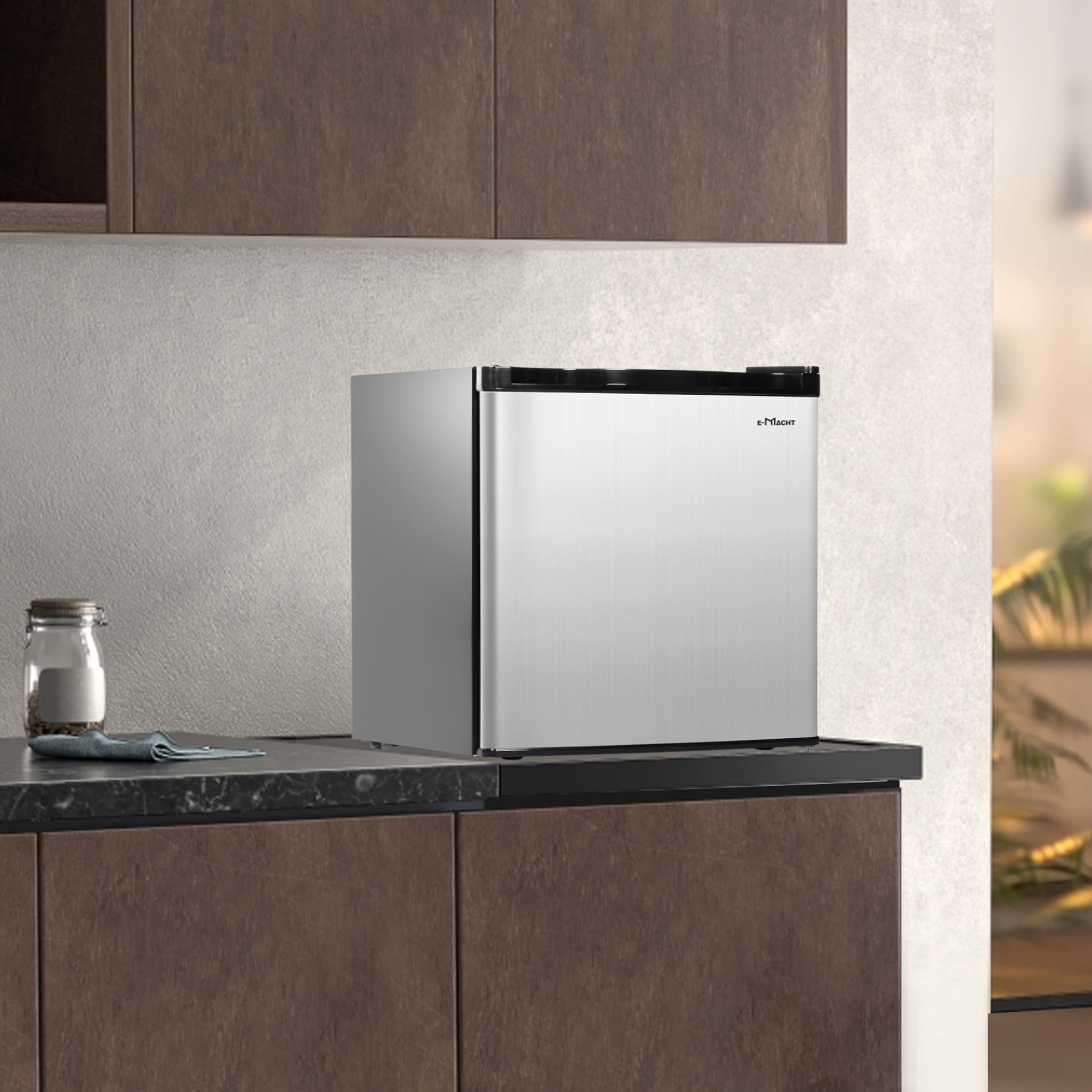 1.6 Cu.ft. Mini Fridge with Freezer, Single-Door Compact Fridge for ...