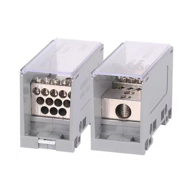 1 In 6 Out Din Rail Terminal Blocks Connectors Push In Wire Connectors ...