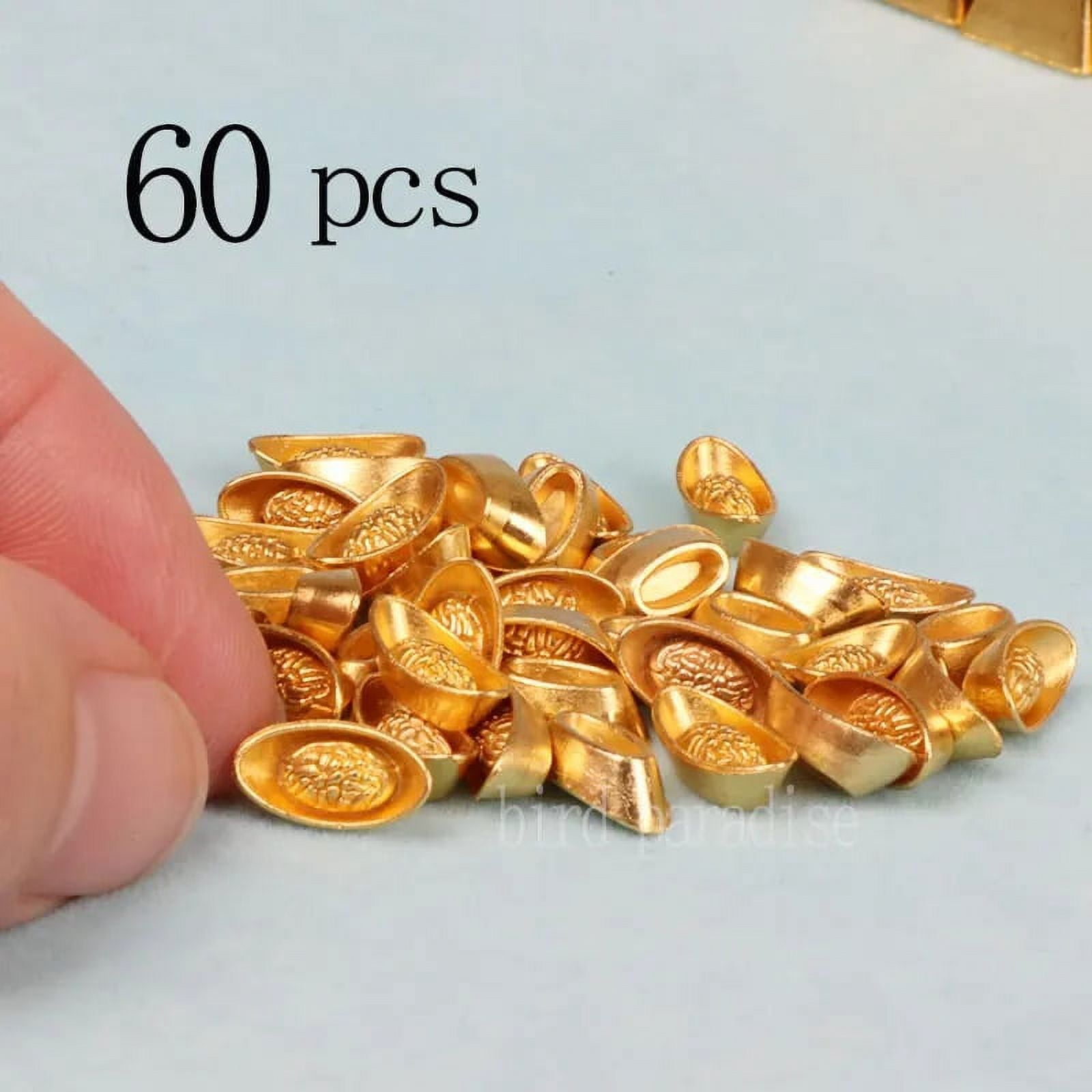 1/6 Dolls Accessories Miniature Simulation Golden Brick Bullion Mini ...