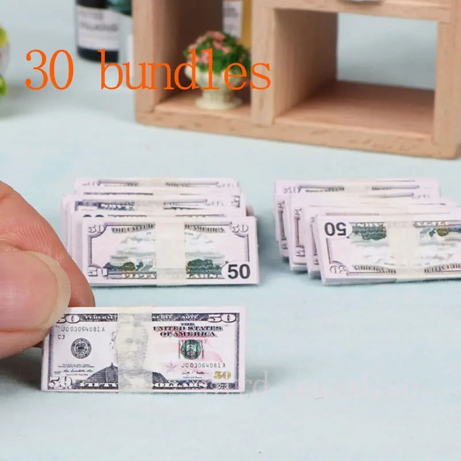 1/6 Dolls Accessories Miniature Simulation Golden Brick Bullion Mini Dollars Korean Won Money ...