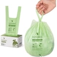 1.6 Gallon Handle Tie Compostable Food Scrap Bags For Counter Top ...