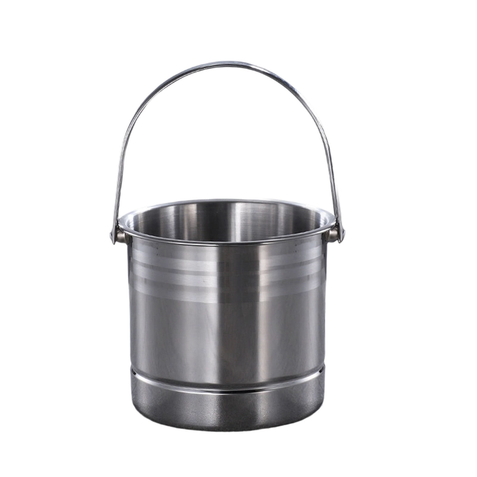 1.6 Liters Ice Cooler Stainless Steel Sturdy Handle Large Opening Drink ...
