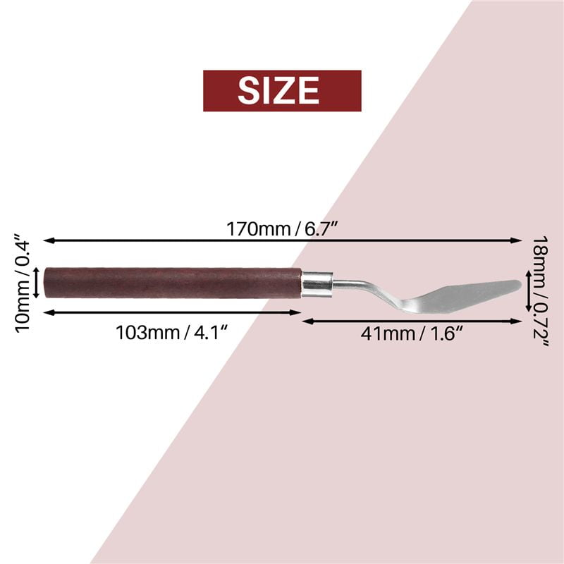 1.6" Metal Blade Palette Art Paint Painting Spatula Putty Scraper ...