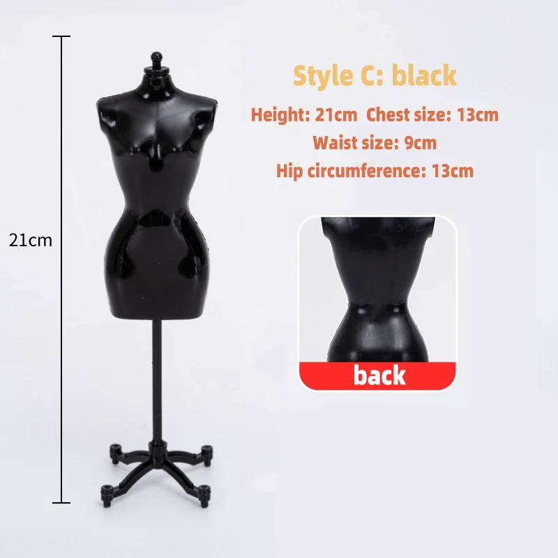 1:6 Mini Mannequin Doll Clothes Dress Stand Model Costume Design ...