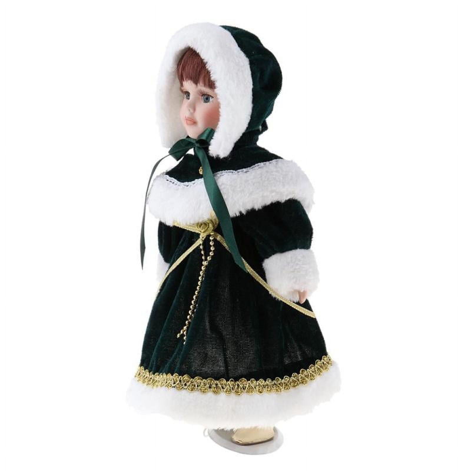 1/6 Miniature Porcelain Doll Lady Figures with Stand & Plush Clothes ...