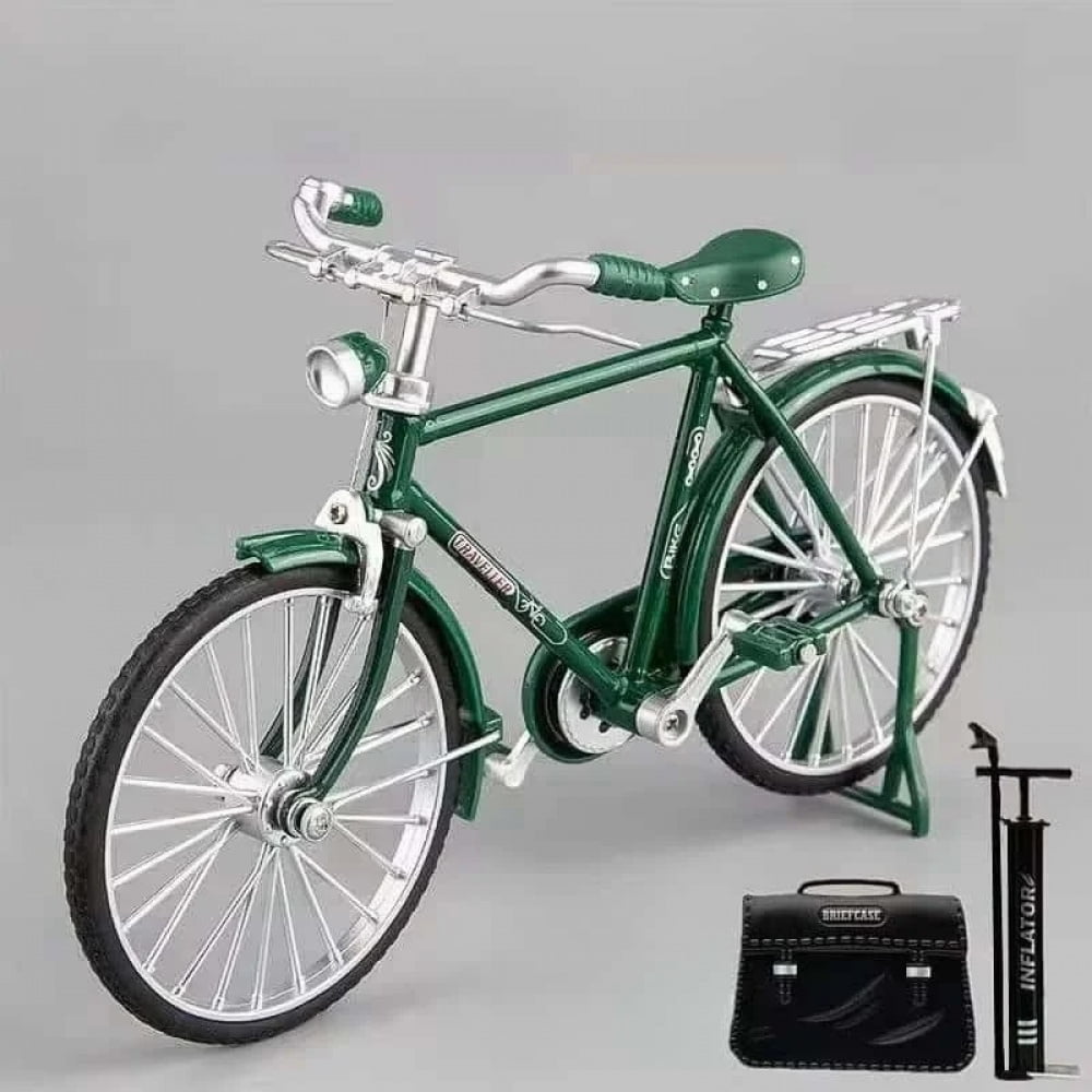 1:6 Scale Alloy Mountain Bike Model Realistic Gear Toy with Front ...