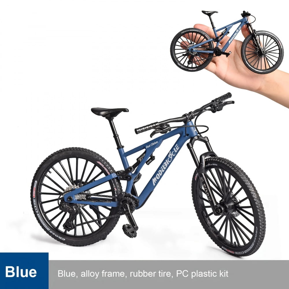 1:6 Scale Alloy Mountain Bike Model Realistic Gear Toy with Front ...