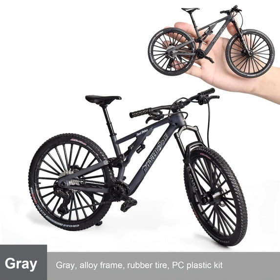 1:6 Scale Alloy Mountain Bike Model Realistic Gear Toy with Front ...
