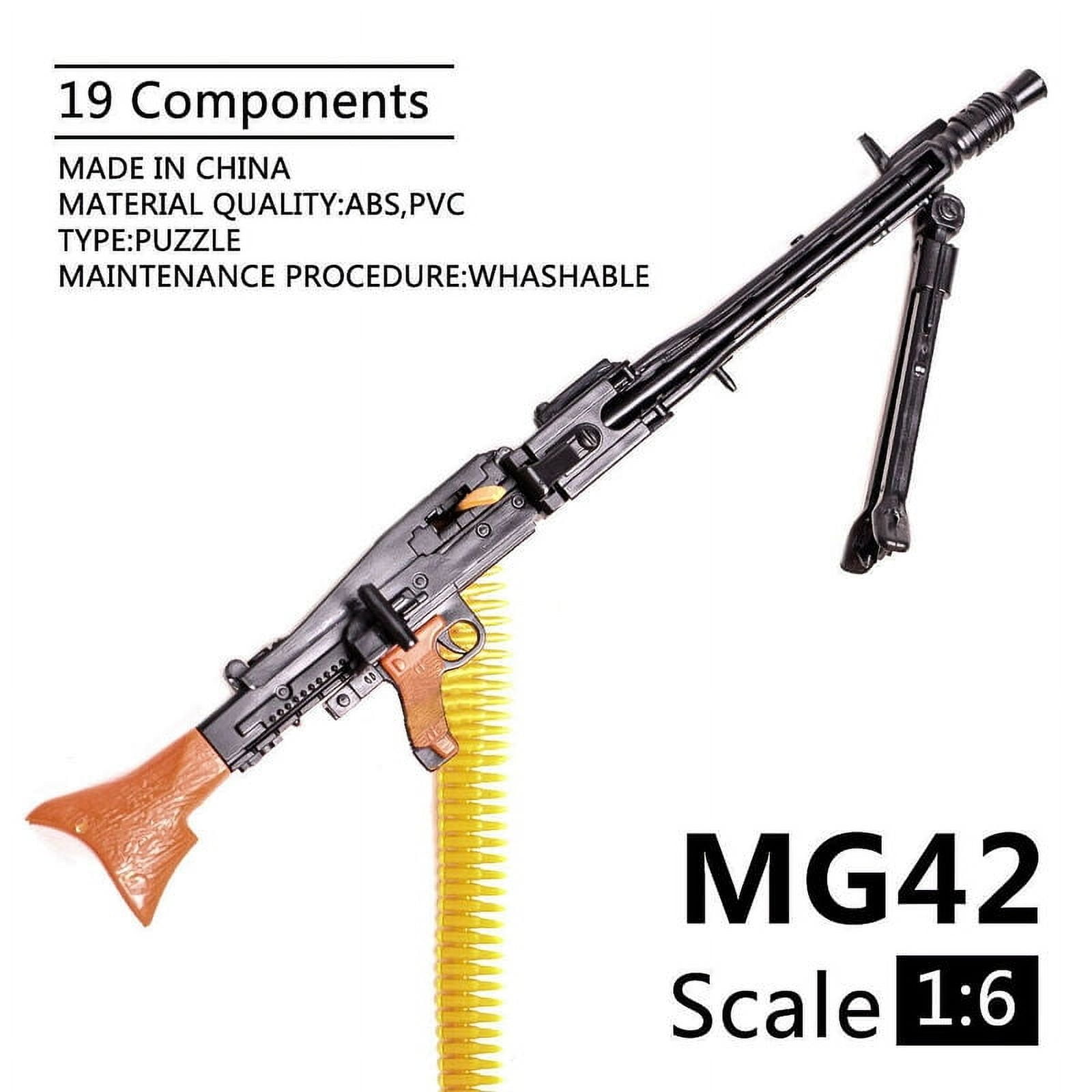 1/6 Scale MG42 Toy Gun Model Assembly Puzzles Building Bricks Gun ...