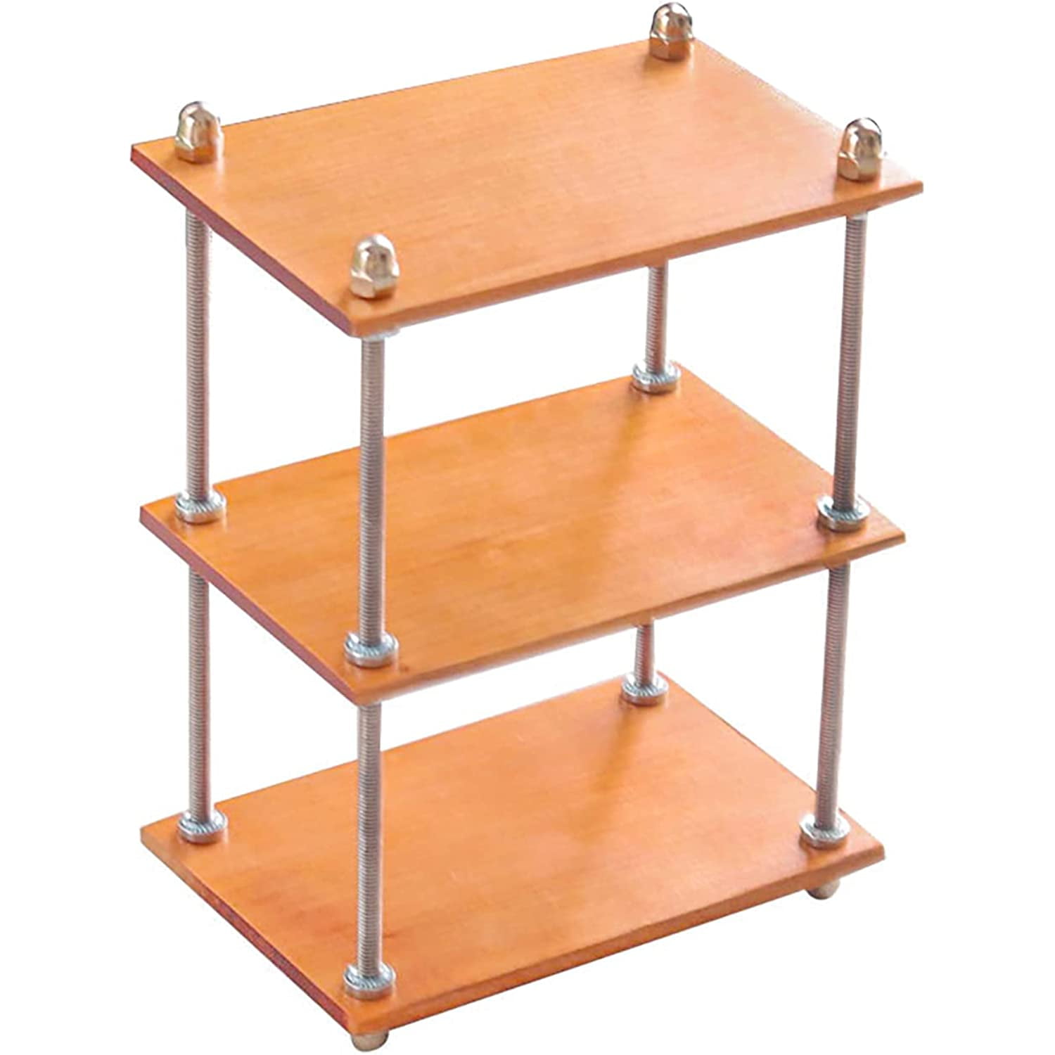 1:6 Scale Miniature 3 Shelf Bookshelf Mini Wooden Bookcase Small Wooden ...