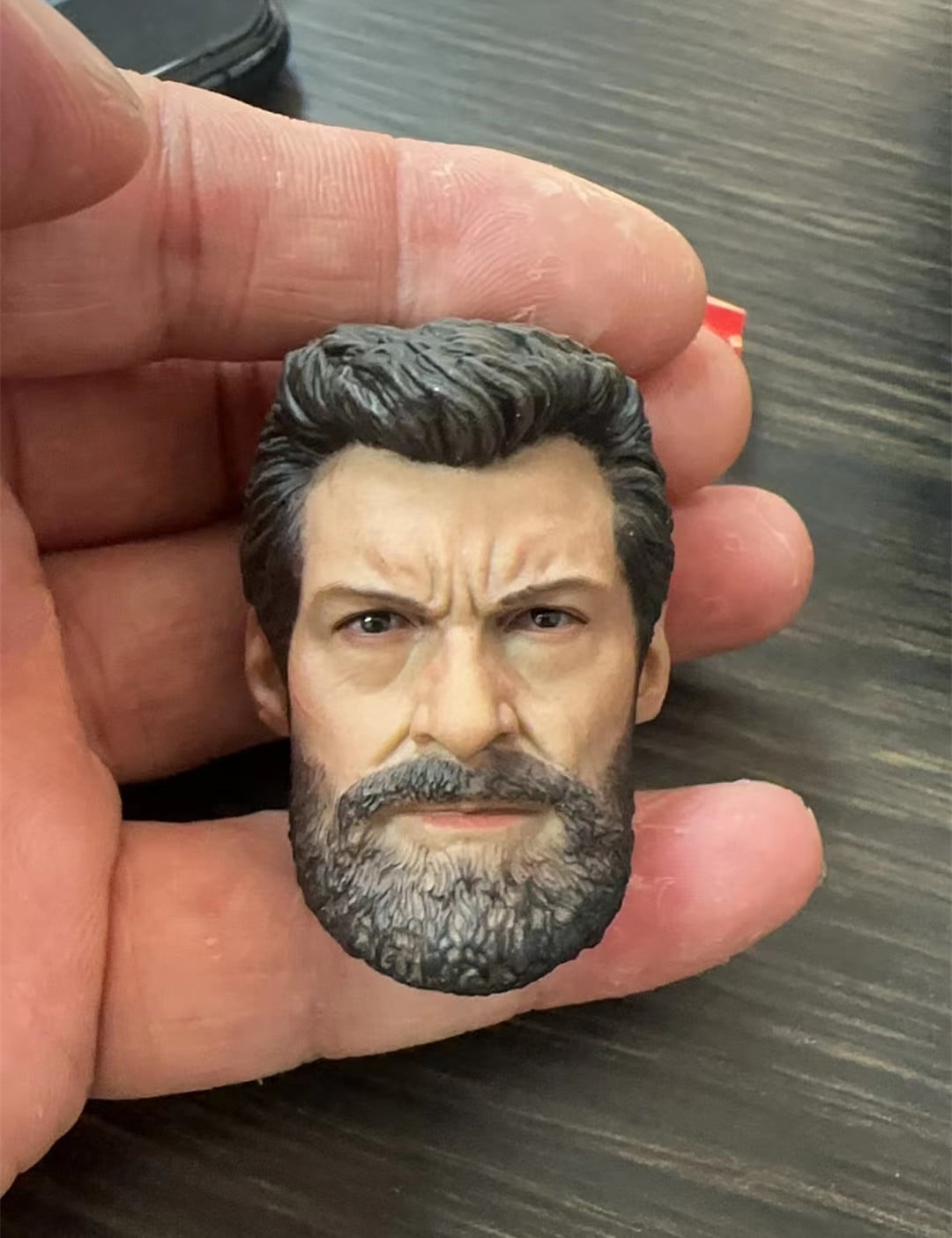1/6 Scale Old Logan Hugh Jackman Head Sculpt Carving Model Fit 12 ...