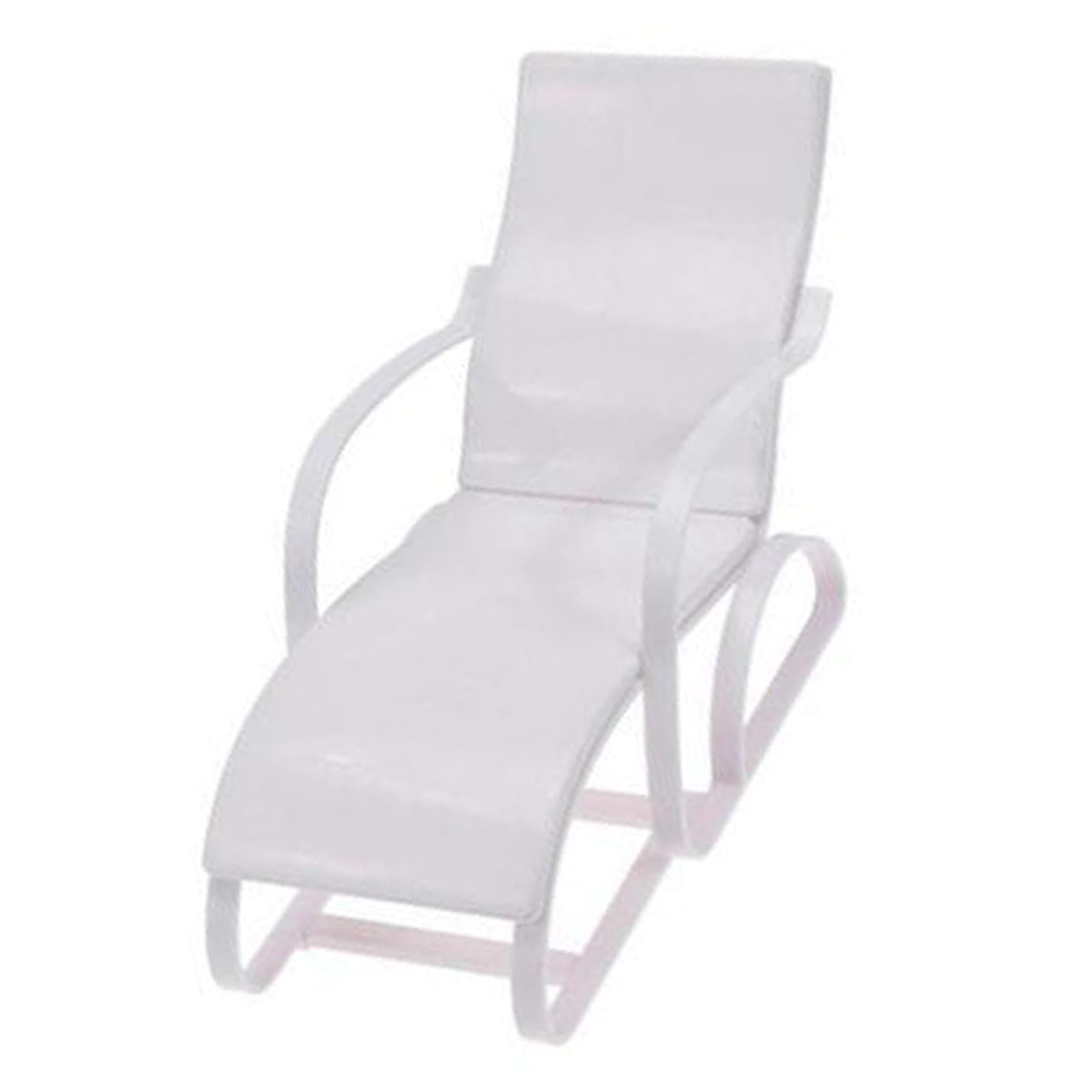 1:6 Scale Simulated Dollhouse Chair, Life Scene Scenery Deck Chair ...