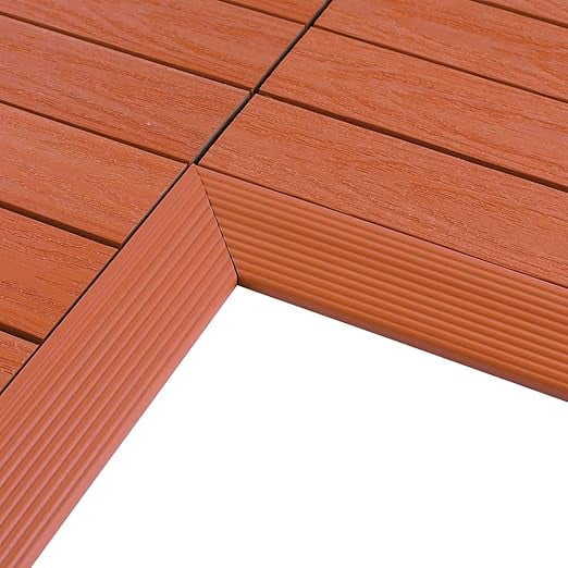 1/6 ft. x 1 ft. Quick Deck Composite Deck Tile Inside Corner Fascia in ...