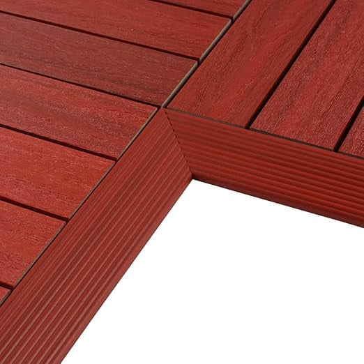 1/6 ft. x 1 ft. Quick Deck Composite Deck Tile Inside Corner Fascia in ...