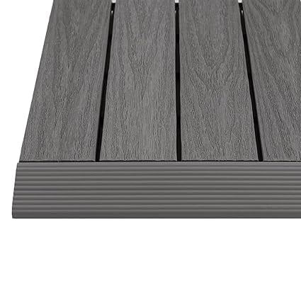 1/6 ft. x 1 ft. Quick Deck Composite Deck Tile Straight Fascia in ...