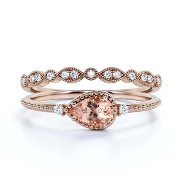 Vine Leaf Ring, Boho & hippie 1.50 Carat Round Cut Diamond Moissanite Engagement Ring, Wedding ...