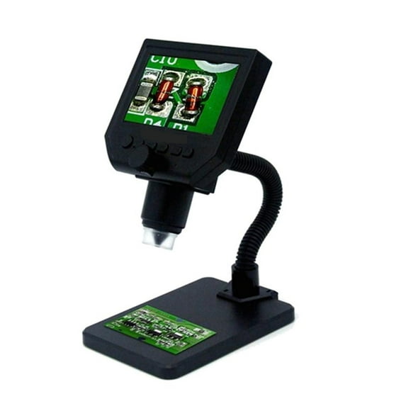 1-600x USB Digital Electronic Microscope Portable Microscope 4.3"LCD 3 ...