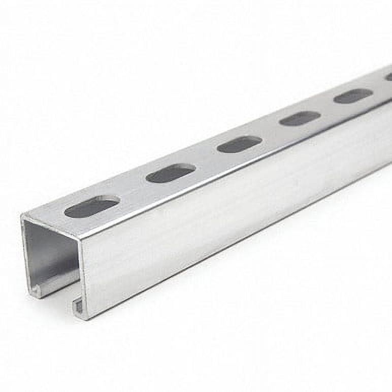 1.625" x 1.625" x 12 ga. x 12", Slotted Standard Aluminum Strut Channel ...
