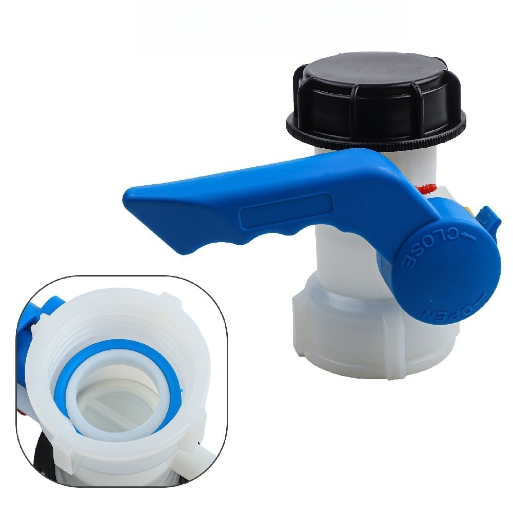 1 62mm IBC Container Flap Valve Spout Faucet Adapter Faucet Rain IBC Portable Valve Heavy Duty ...