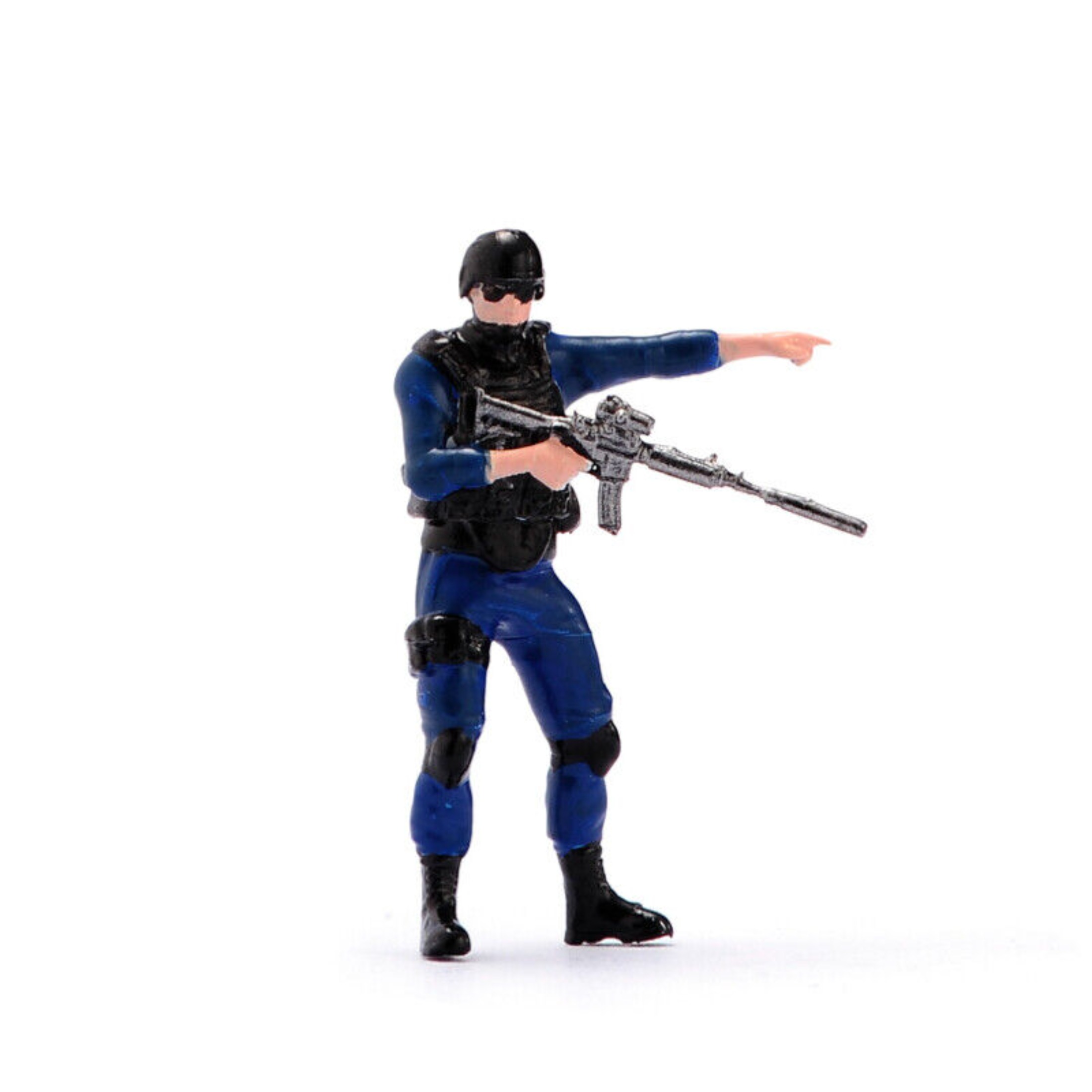 1:64 1:87 Scale Explosion Proof SWAT Miniature Doll Game Painting Car ...