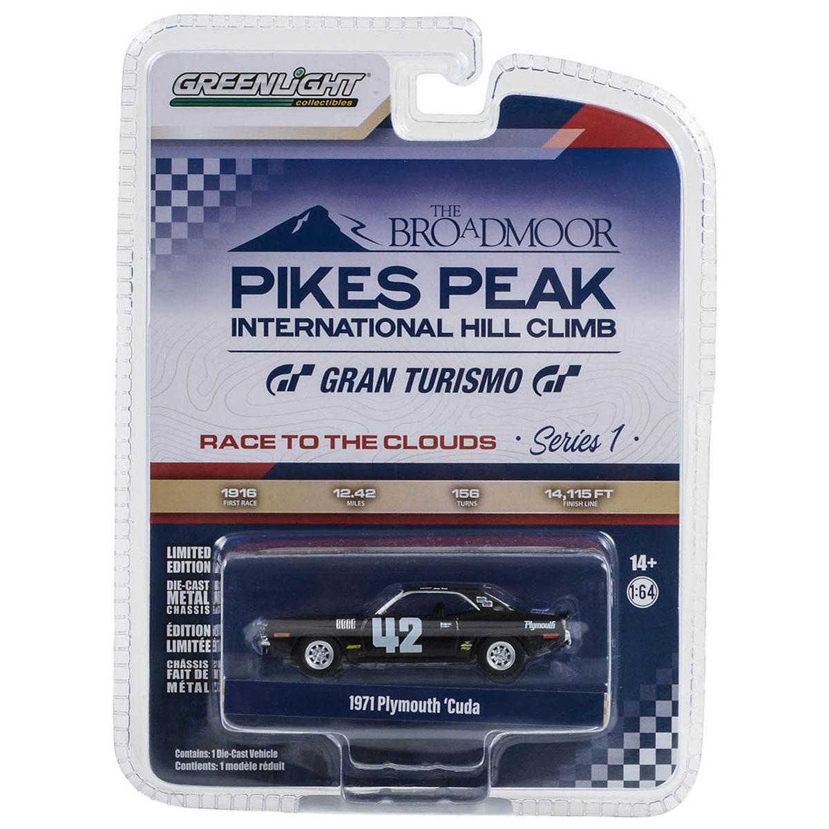 1/64 1971 Plymouth Cuda #42, Jess Neal, Pikes Peak Intl Hill Climb ...