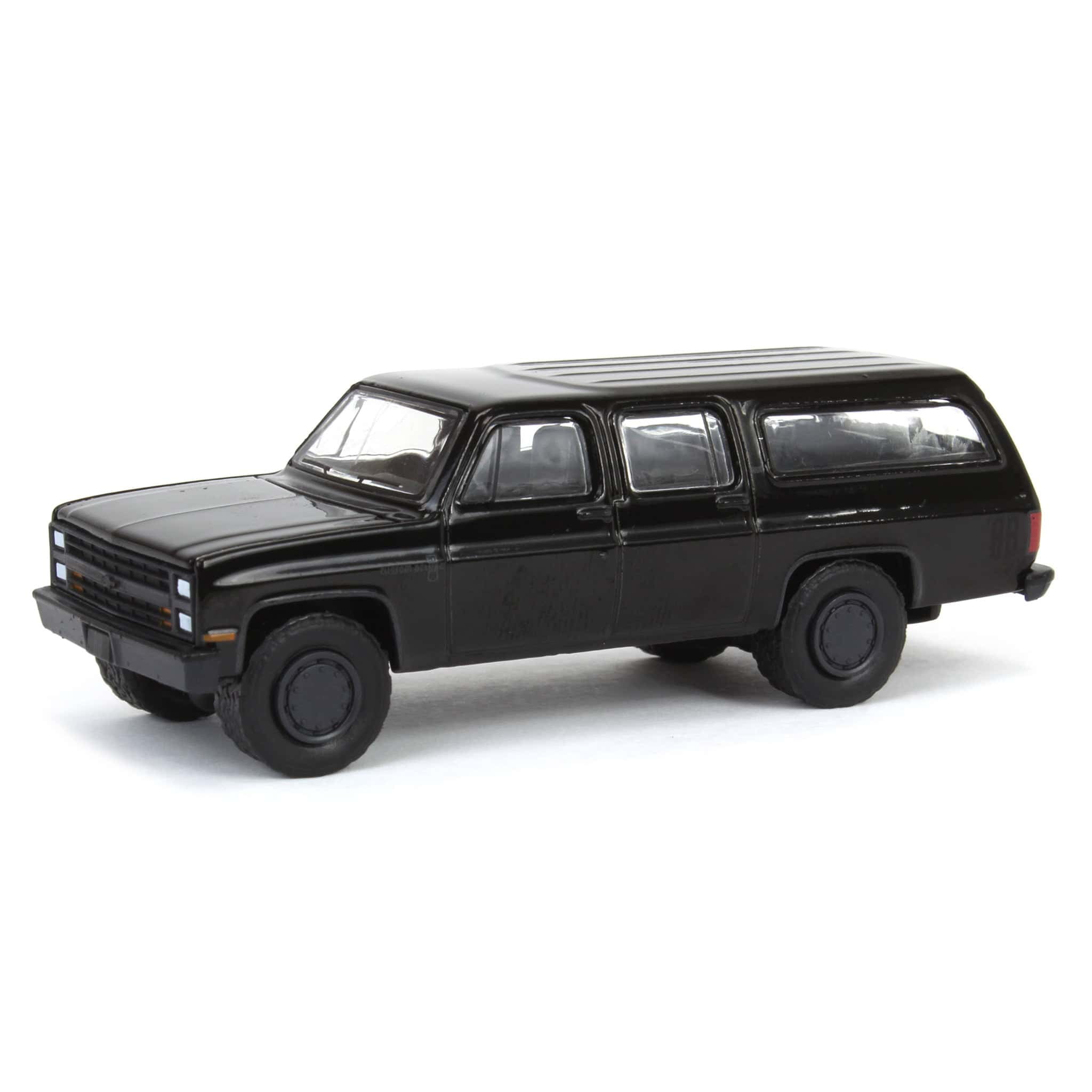 1/64 1985 Chevrolet Suburban C10 Custom Deluxe, Black Bandit Series 29 ...