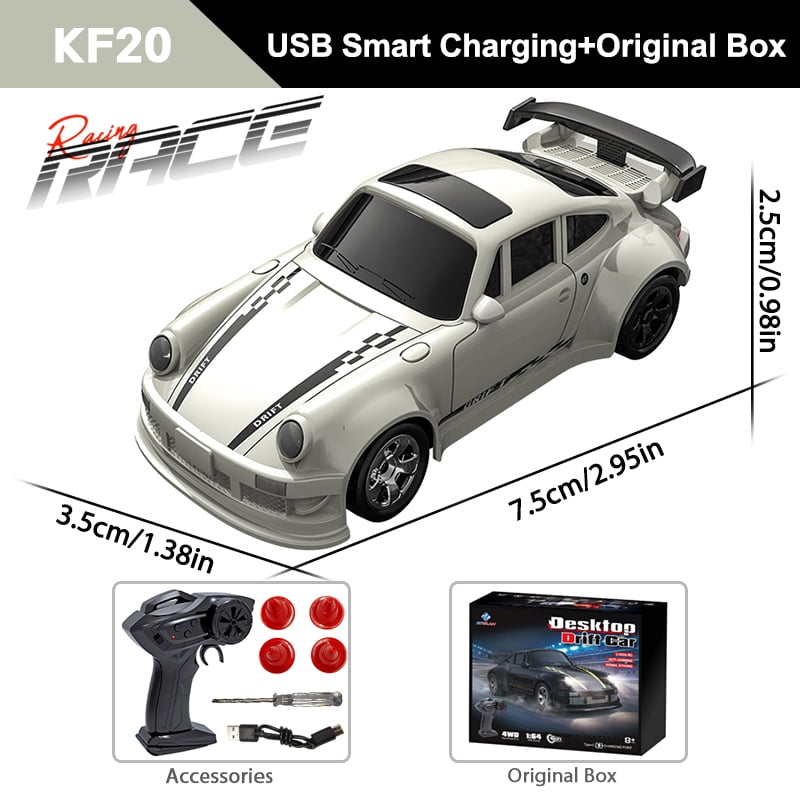 1/64 2.4G High speed Drift Rc Car 4WD Remote Control Car Four Wheel ...