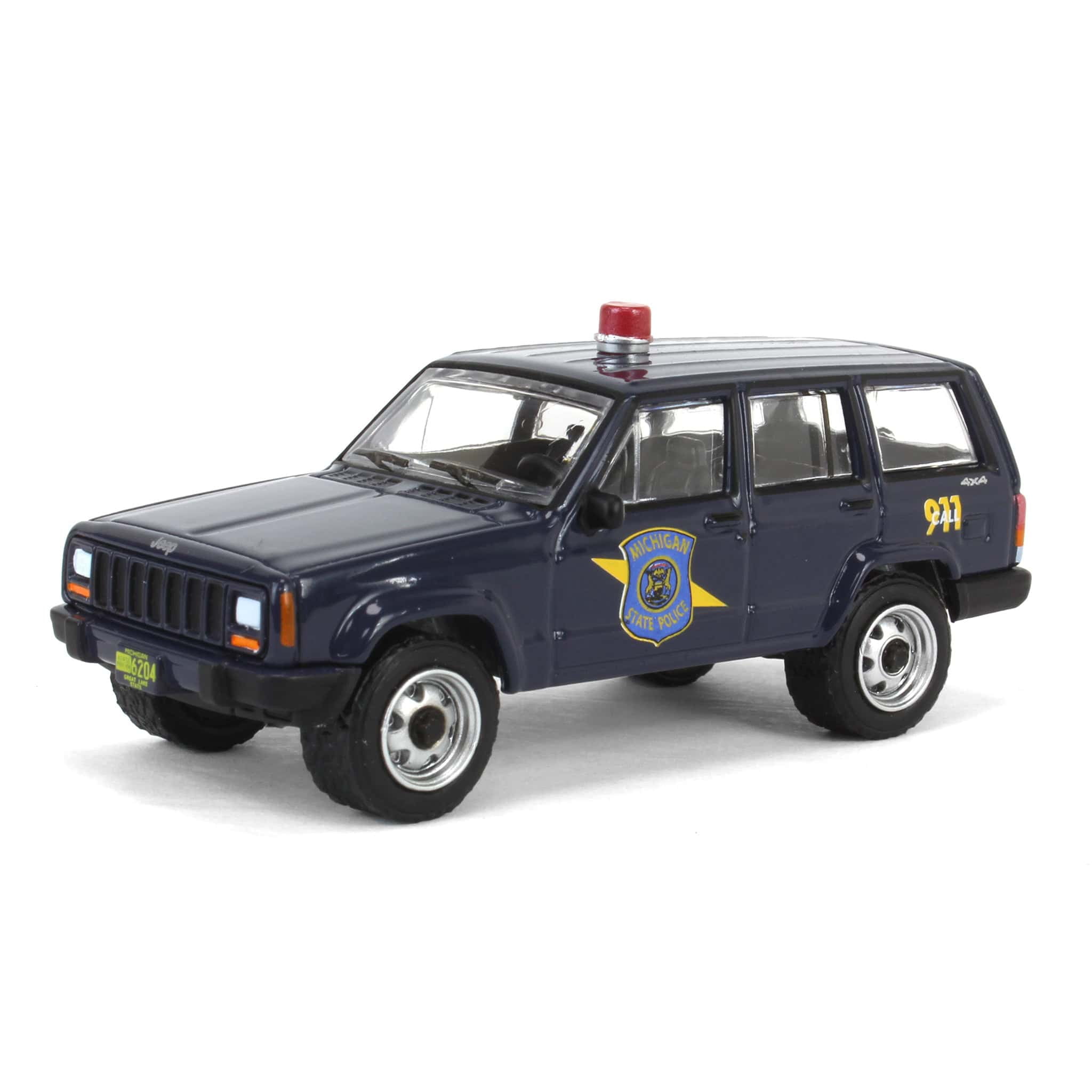 1/64 2001 Jeep Cherokee, Michigan State Police, Hot Pursuit Series 46 ...