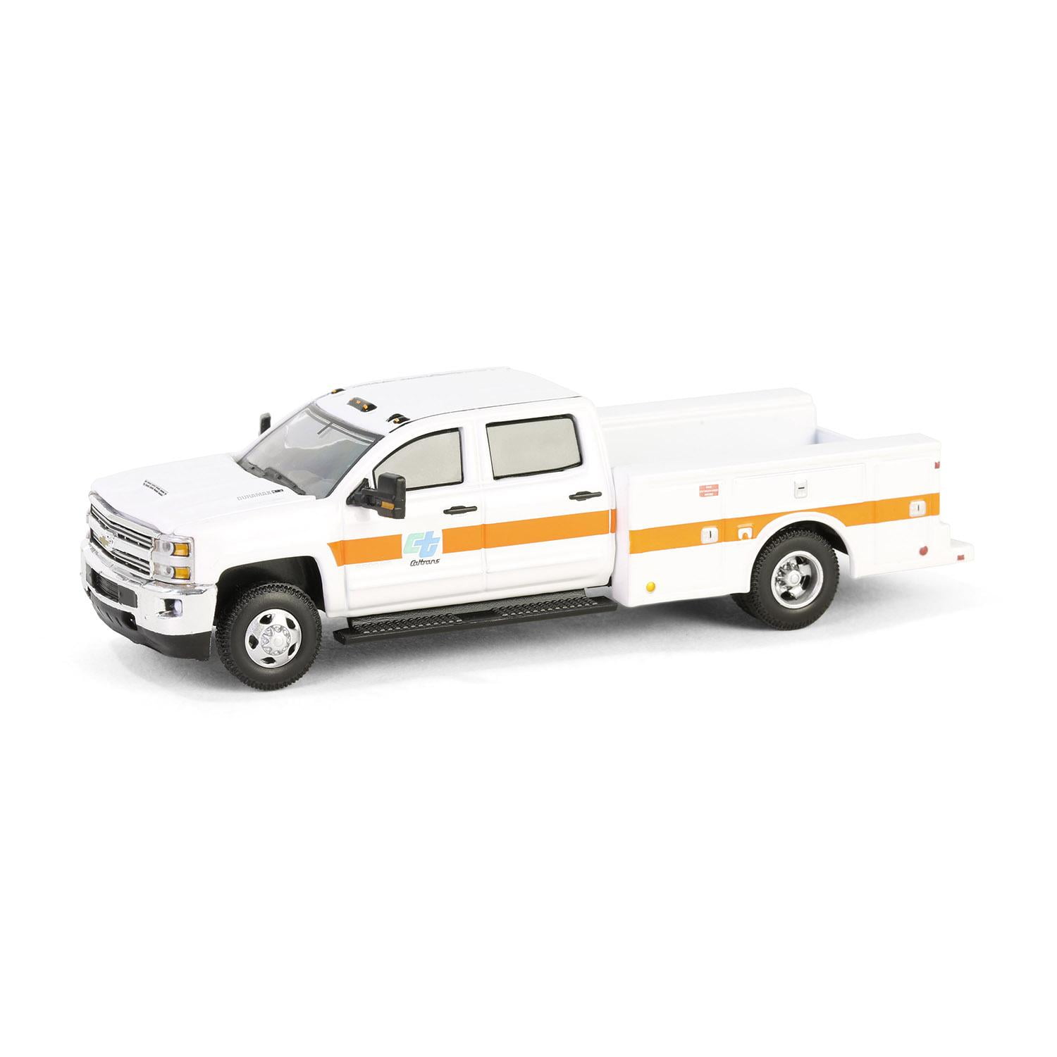 1/64 2016 Silverado 3500 HD Dually Service Bed CalTrans Dually Drivers ...