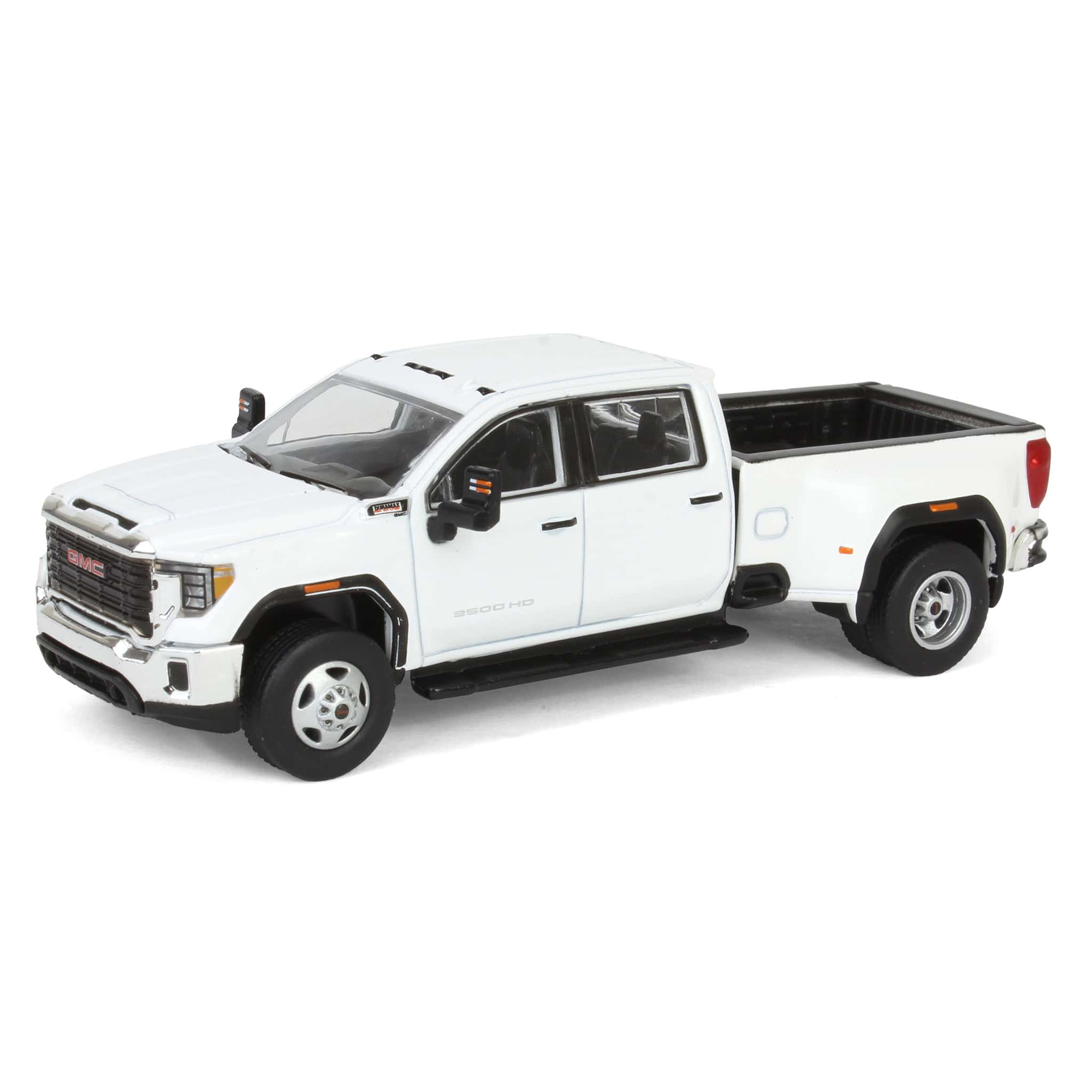 1/64 2022 GMC Sierra 3500HD Pro Dually, Summit White Diecast Exclusive ...