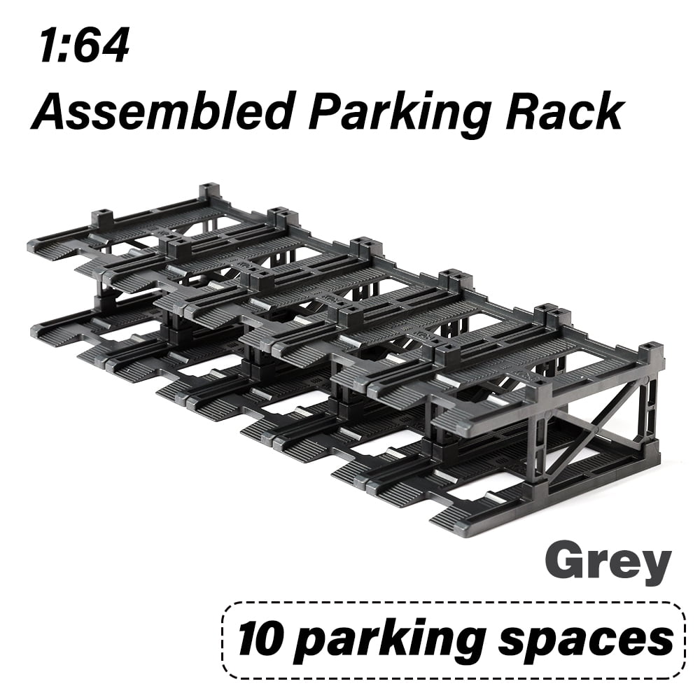1/64 3D Parking Building Model Kit DIY Assembly Multi-Layer Car Park ...