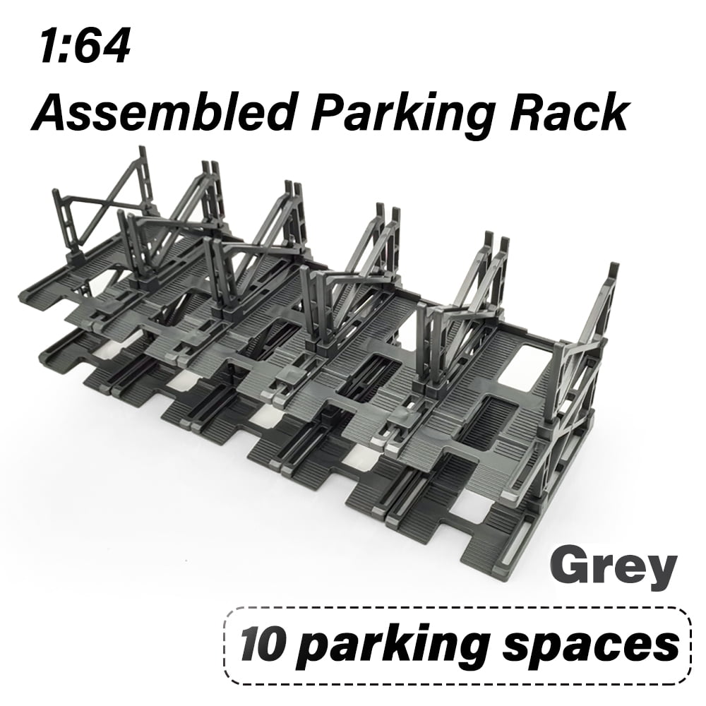 1/64 3D Parking Building Model Kit DIY Assembly Multi-Layer Car Park ...