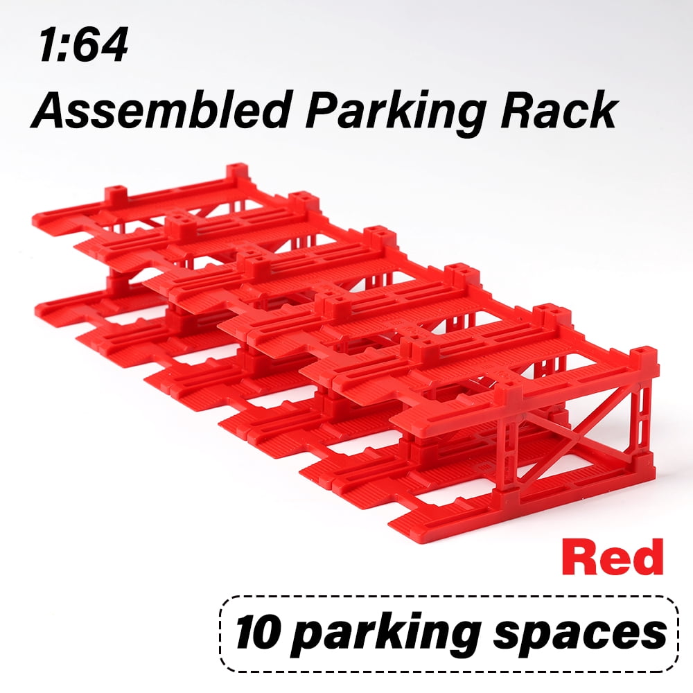 1/64 3D Parking Building Model Kit DIY Assembly Multi-Layer Car Park ...