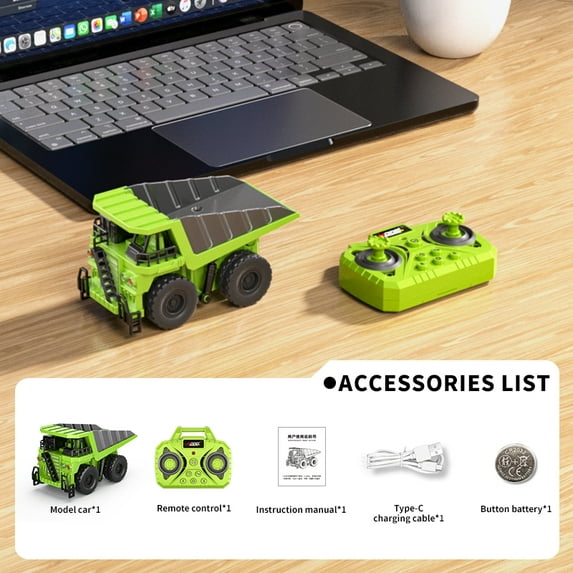 1:64 Bluetooth Remote Control Crane And Forklift two-in-one Desktop ...