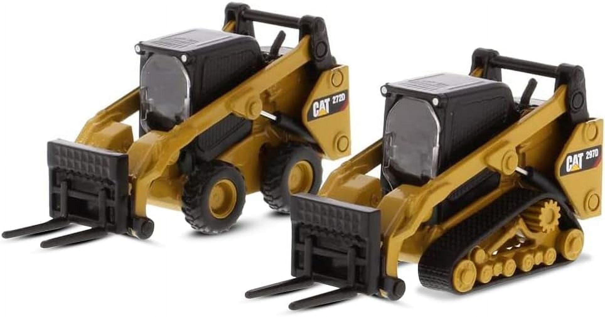 Diecast Masters 1:64 Scale Caterpillar 272D2 Skid Steer Loader & 297D2 ...
