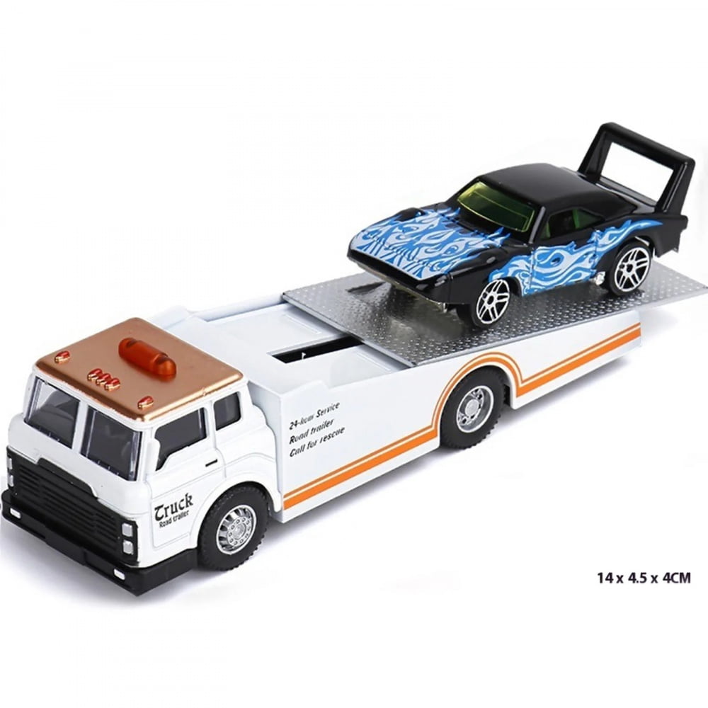 1:64 Container Trailer Miniature Alloy Model Toys Diecast Car Series ...