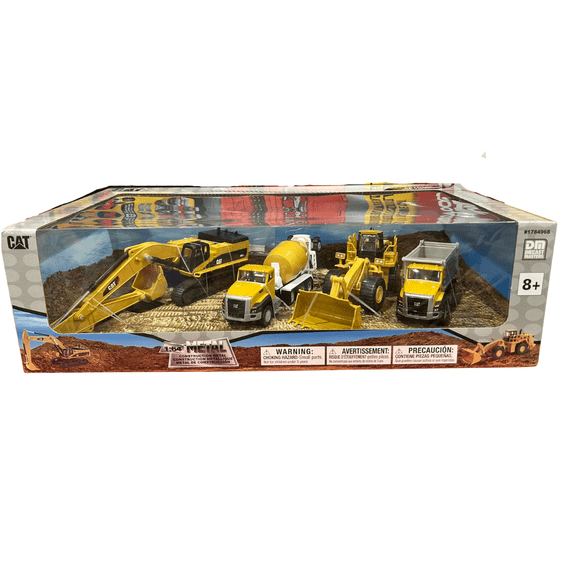 1:64 Diecast Masters 4 PACK Construction Metal - Walmart.com