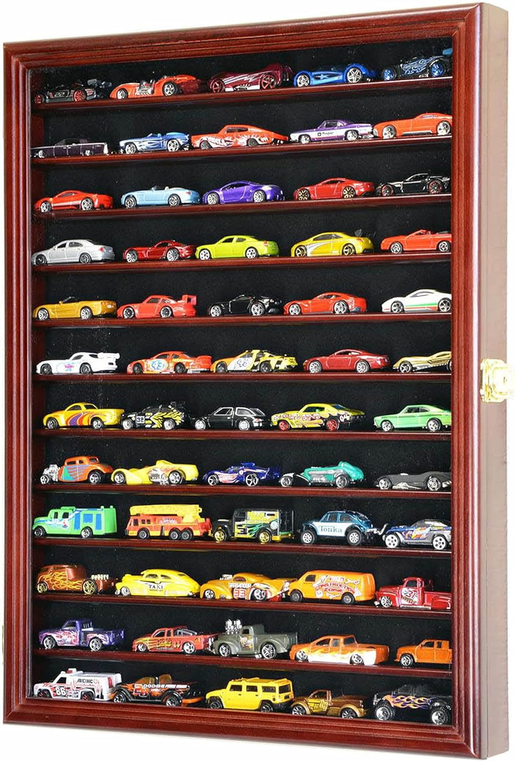 1/64 Diecast / Matchbox Model Car Display Case Cabinet Rack with Door ...